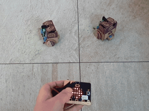 How to control a robot with a micro:bit – The Crafty Robot